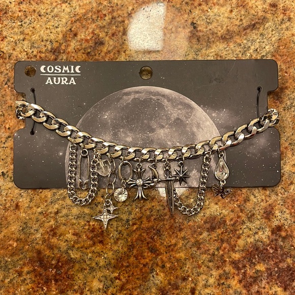 cosmic aura | Jewelry | Cosmic Aura Chain Charmed Sword Necklace Goth ...